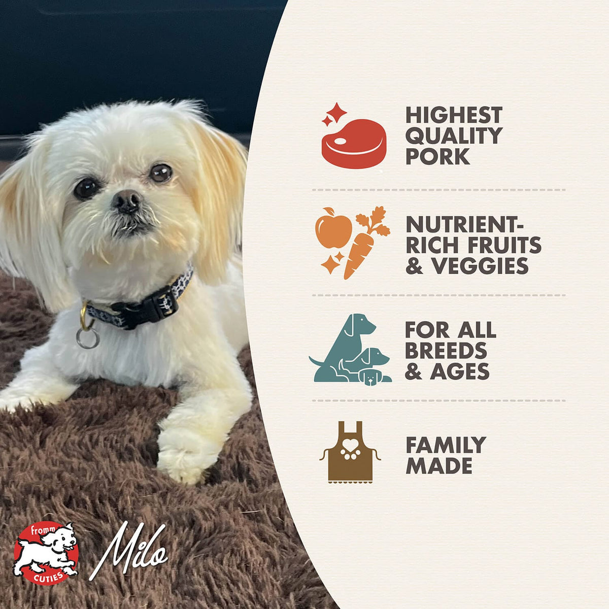 Fromm Diner Specials Slow-Cooked Pulled Pork Entree in Gravy Wet Dog F